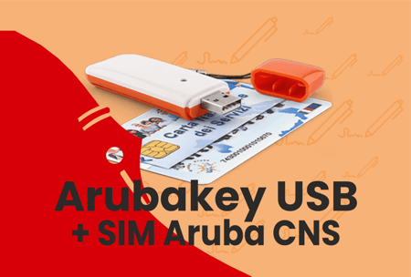 Firma digitale - Arubakey CNS USB completa | Teknoassist
