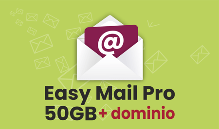 Casella EasyMail Pro 50GB + dominio personalizzato | Teknoassist