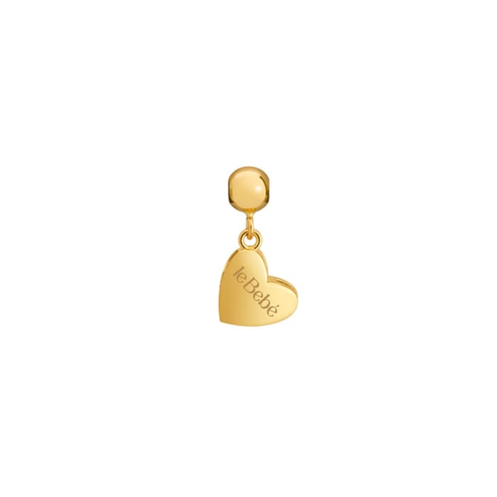 Le Bebé - Charm I Tesorini Pop with heart-shaped yellow gold design ...
