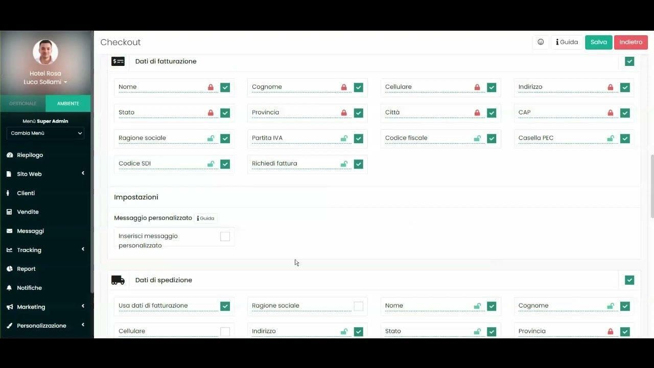 Set up a checkout | Framework360