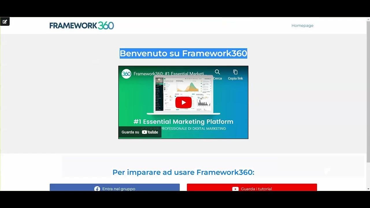 Tracciare la visualizzazione di contenuti su un sito web | Framework360
